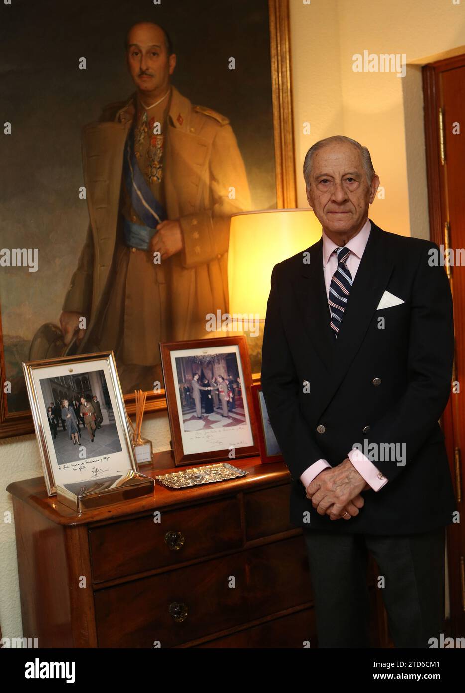 Madrid, 02/11/2015. Interview with Juan María Peñaranda, general in the ...