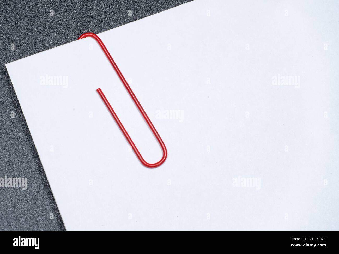 White paper red paperclip attached hi-res stock photography and images ...