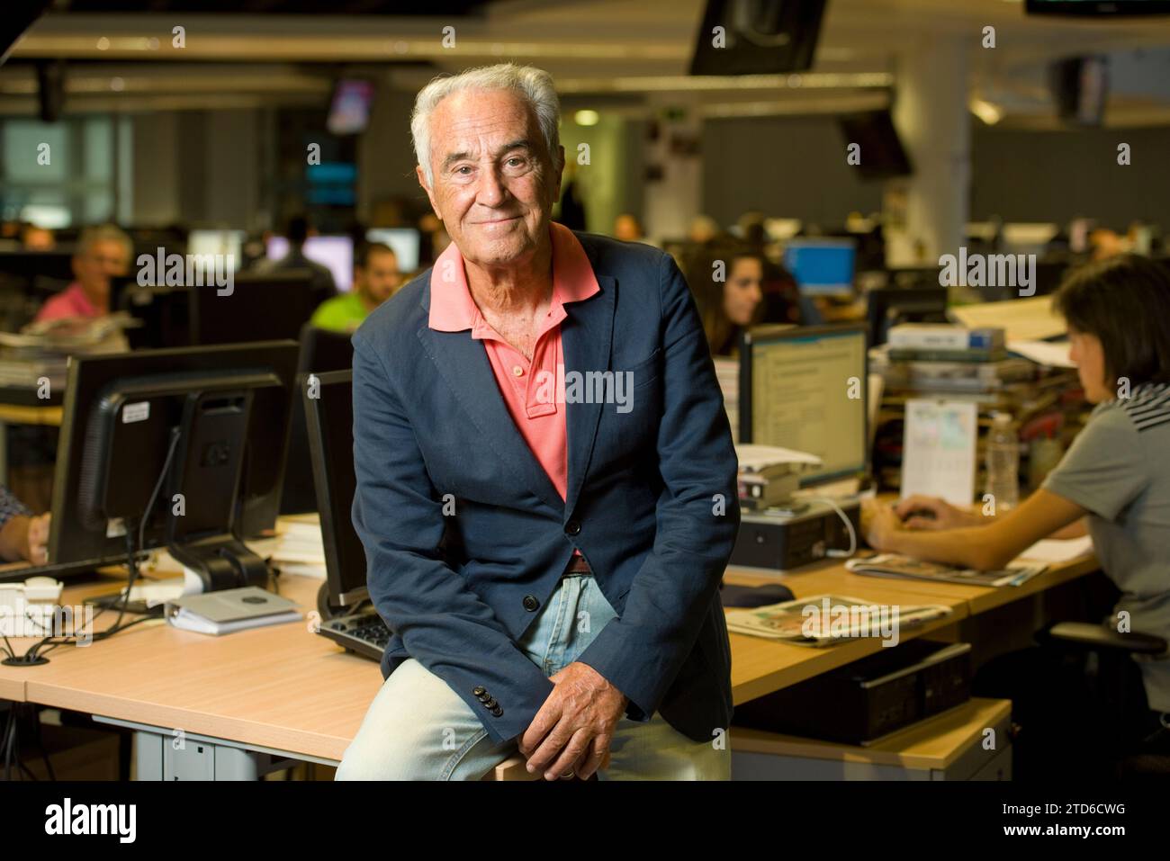 Madrid, 09/15/2014. Jose Maria Carrascal in the ABC Editorial Office ...