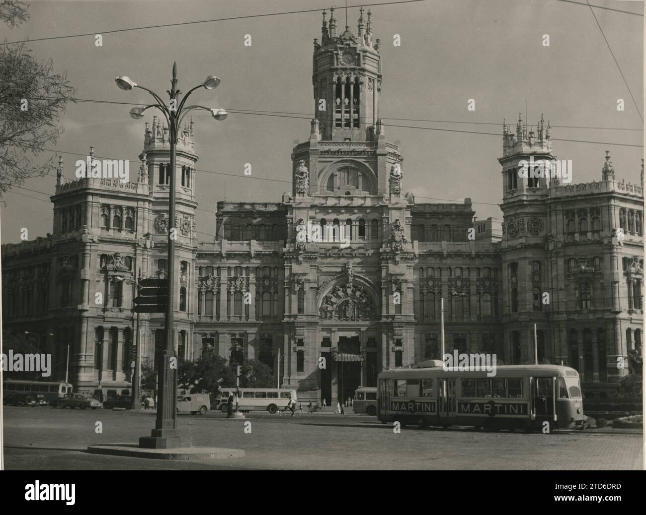 Madrid. September 1955. The building was designed by architect Antonio ...