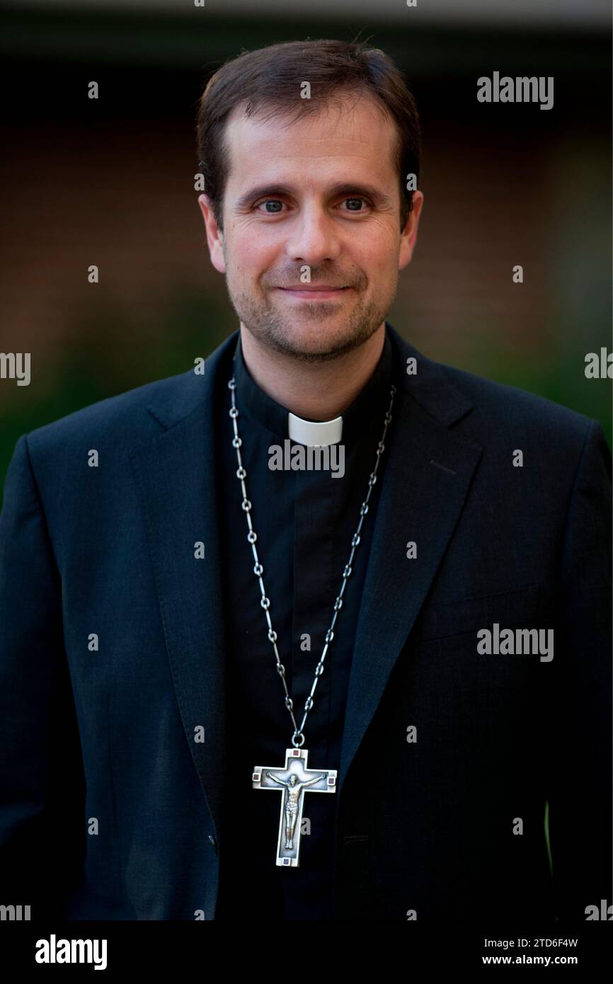 Madrid, 11/24/2011. Interview with the bishop of Solsona, Xavier Novell ...