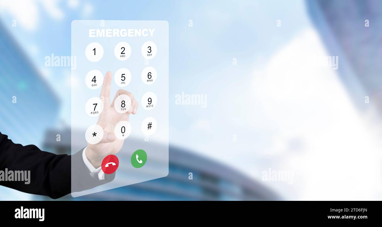 Dialing on virtual telephone keypad with transparent telephone buttons ...
