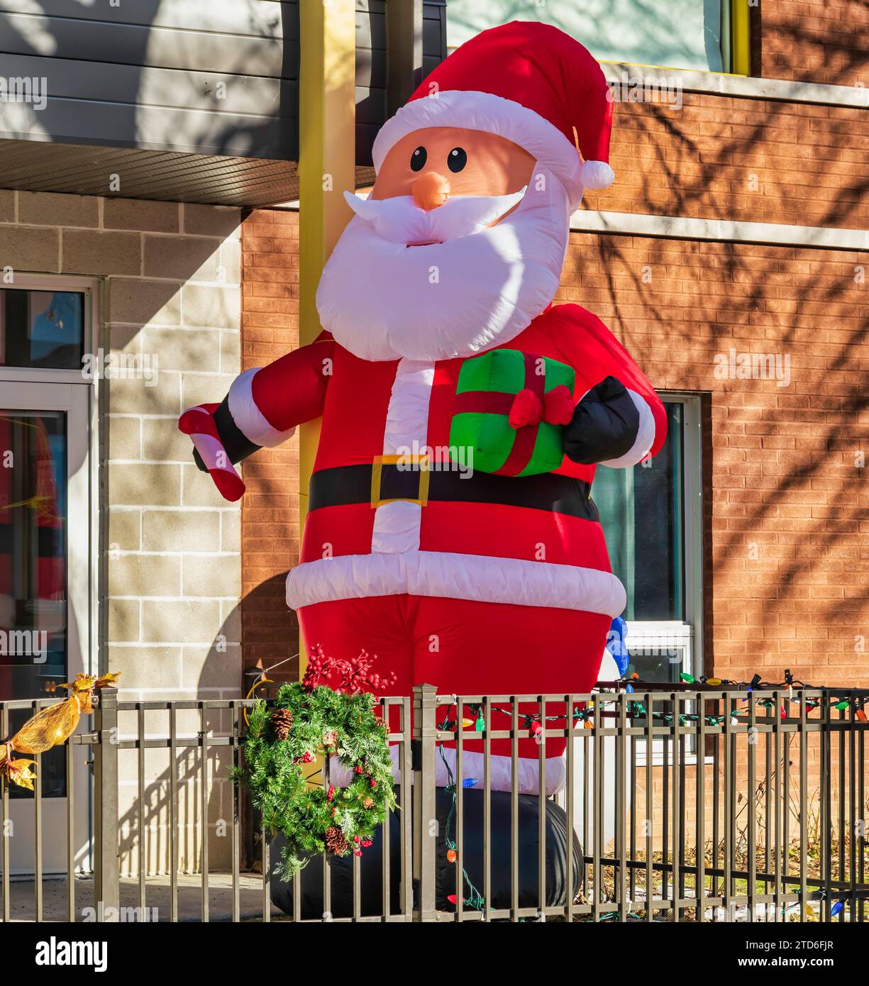 Santa Claus decoration Stock Photo - Alamy