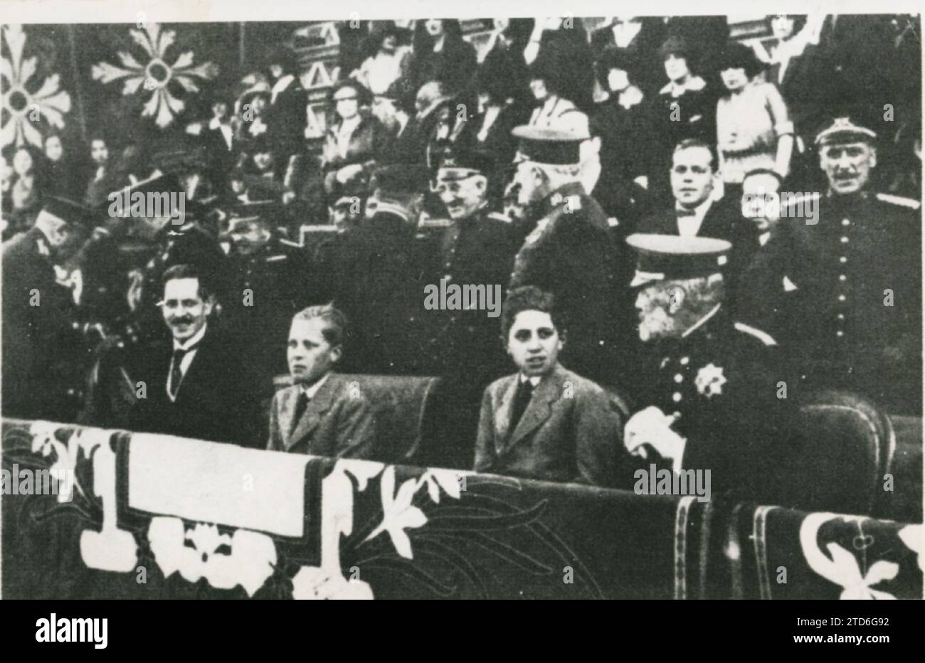01/01/1923. The Prince of Asturias and the Infante D. Jaime, with the ...