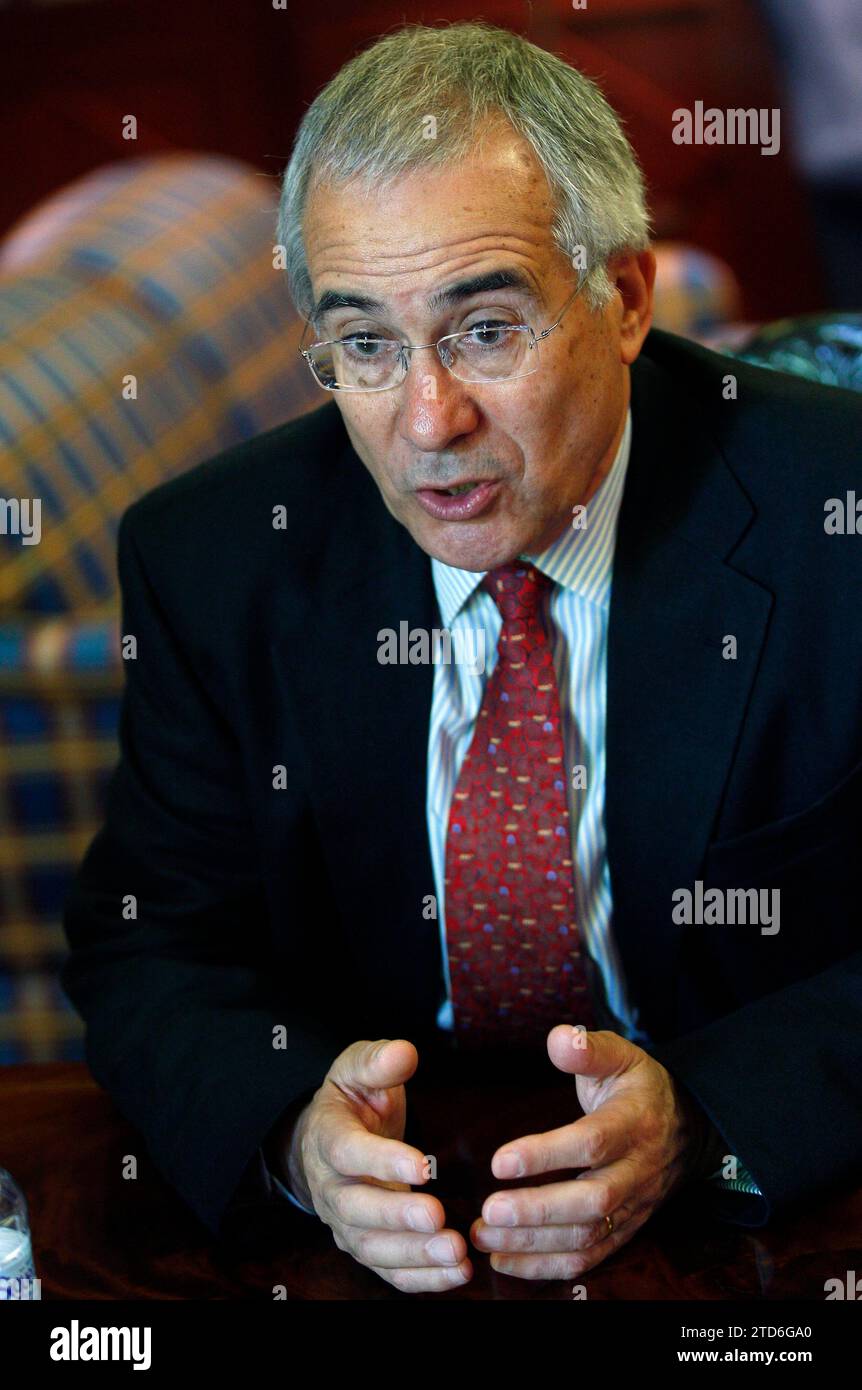 Madrid, 06/13/2011. Interview with Nicholas Stern. Photo: Ernesto Agudo ...