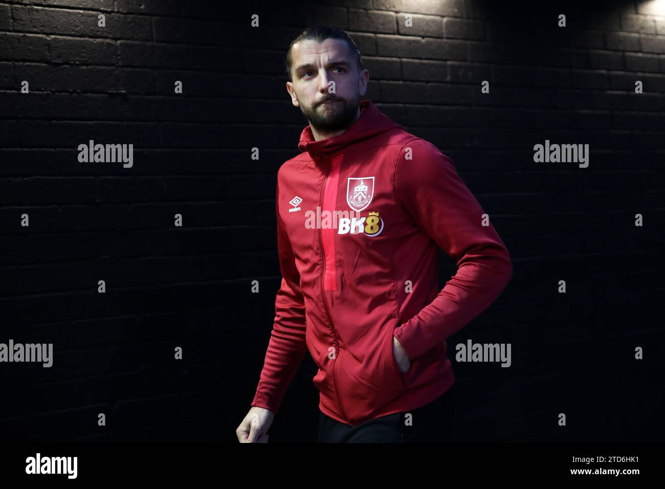 Burnley, England, 16th December 2023. Jay Rodriguez of Burnley arrives ...