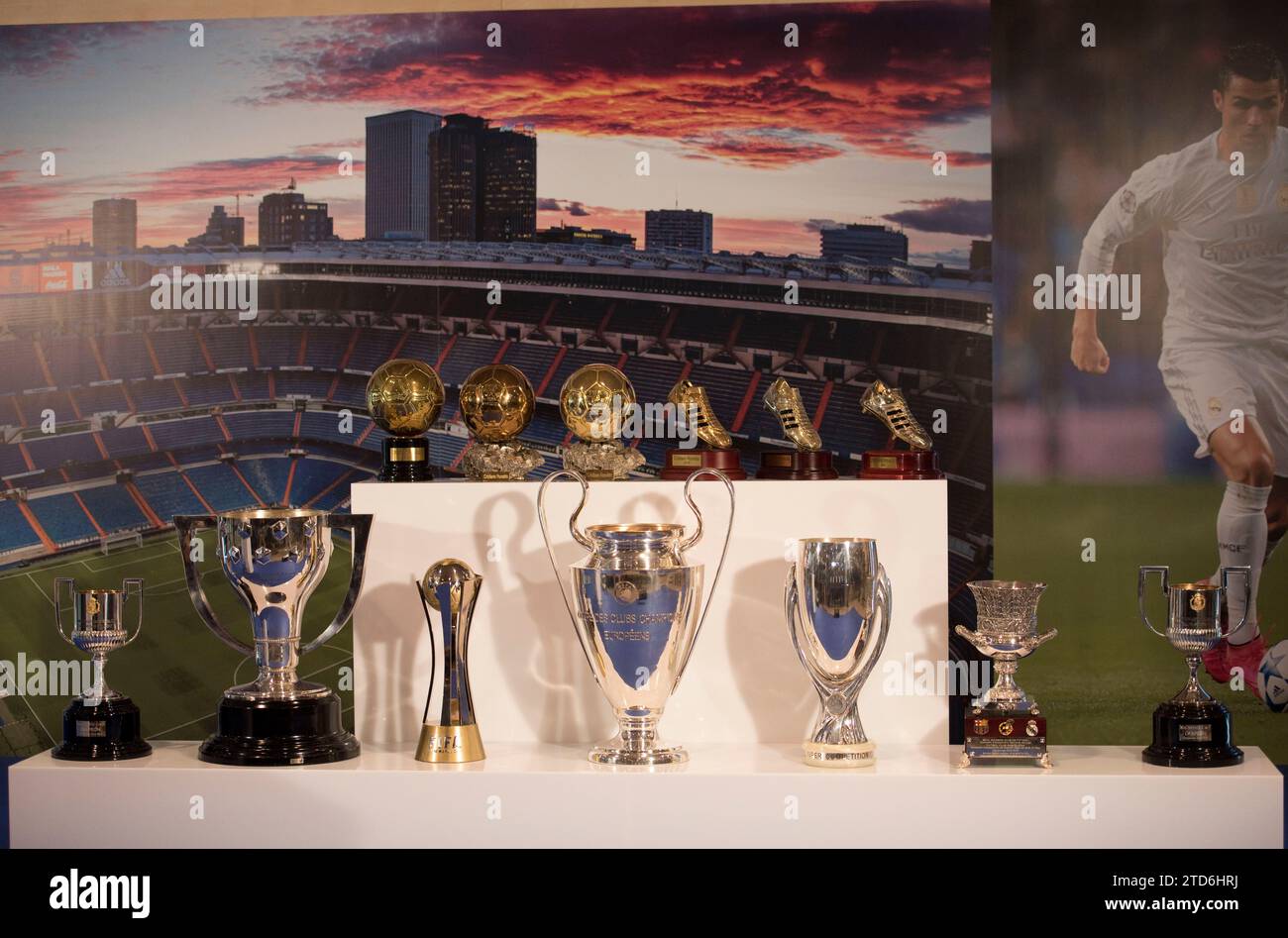 Madrid, 10/02/2015. Presentation of the trophy as Real Madrid's top ...