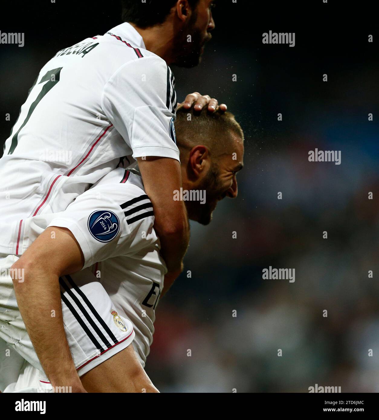 Madrid, 03/10/2015. Benzema scores during the Champions League match ...