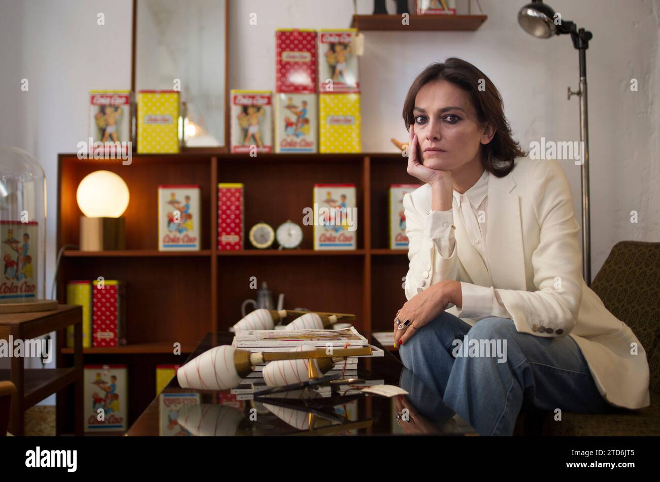 Madrid, 04/22/2015. Interview with model Laura Ponte. Photo: Isabel ...