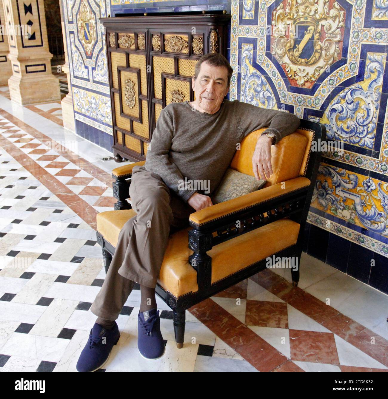 Seville, 04/02/2015. Interview with Fernando Sánchez Dragó at the ...