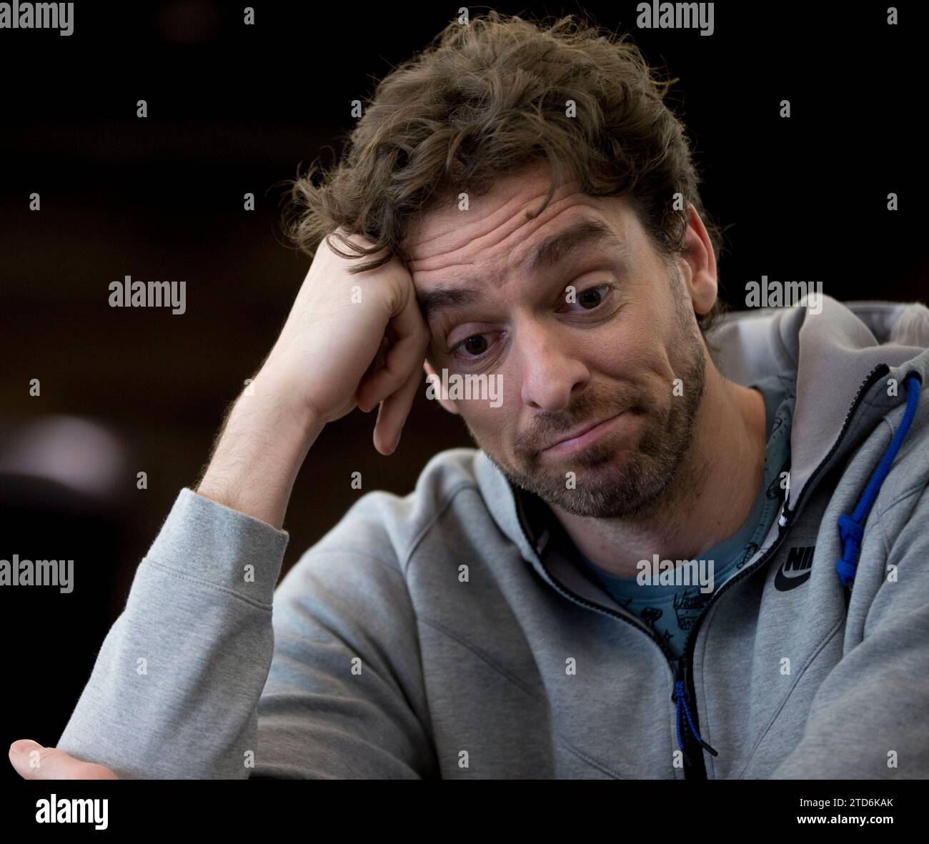 Chicago (Illinois, United States), 03/26/2015. Interview with Pau Gasol ...