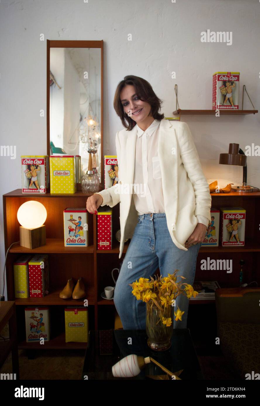 Madrid, 04/22/2015. Interview with model Laura Ponte. Photo: Isabel ...