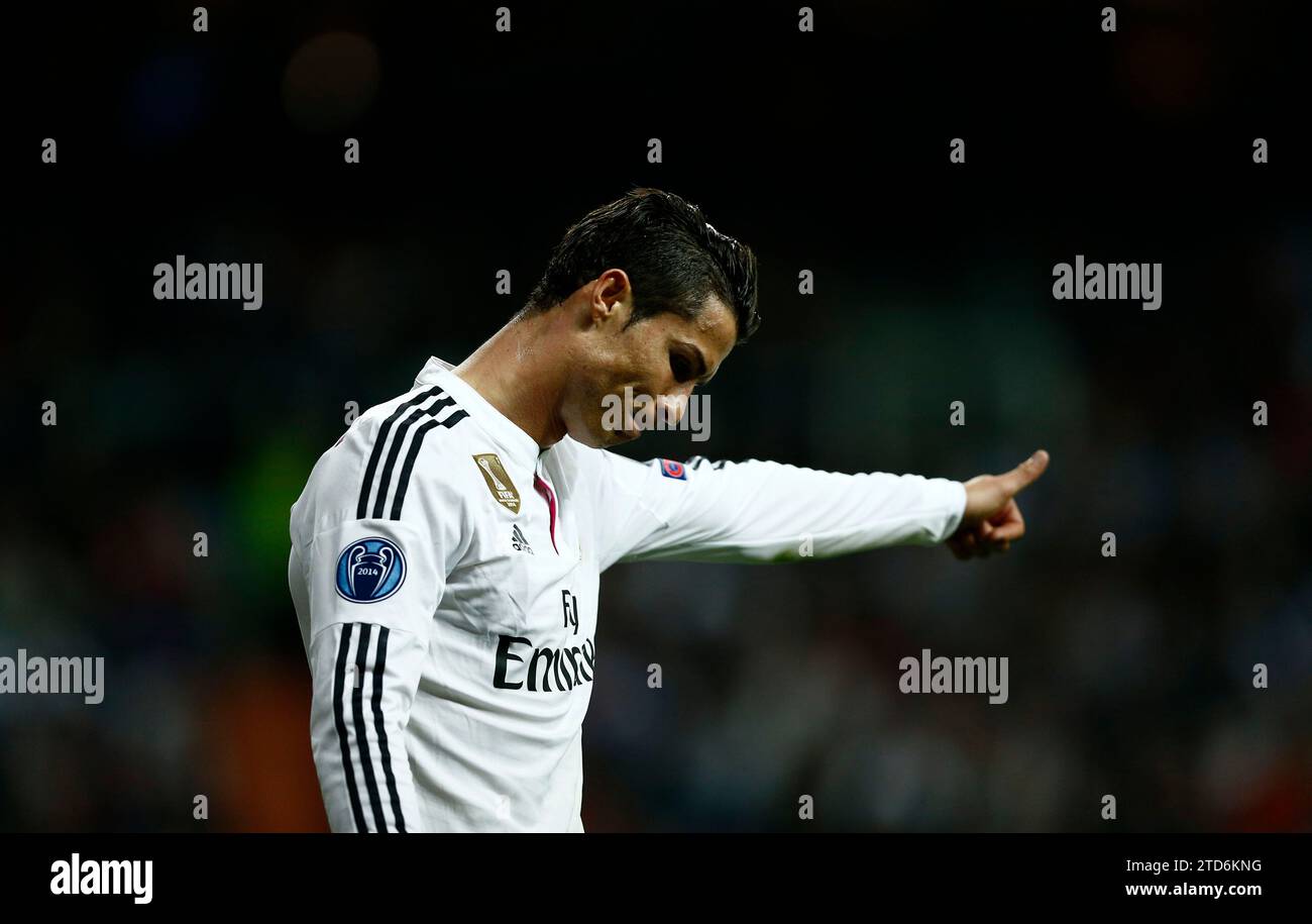 Madrid, 03/10/2015. Ronaldo during the Champions League match against ...