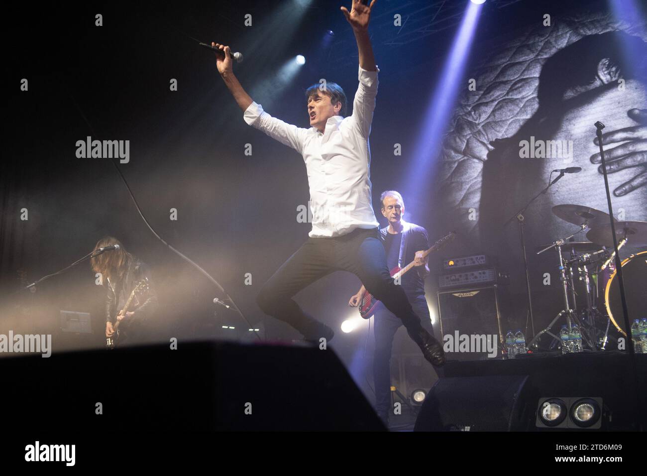 London, UK. 16 Dec 2023. Lead singer Brett Anderson of English rock ...