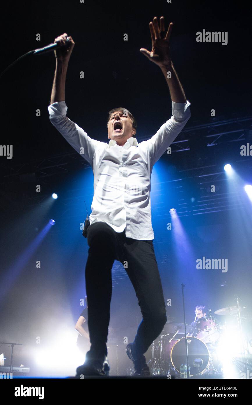 London, UK. 16 Dec 2023. Lead singer Brett Anderson of English rock ...
