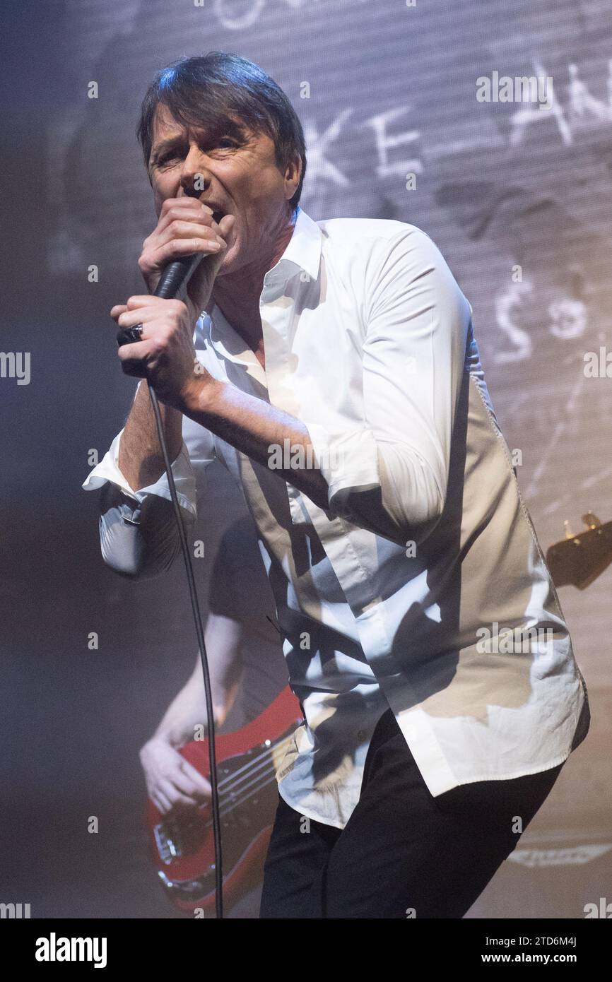 London, UK. 16 Dec 2023. Lead singer Brett Anderson of English rock ...