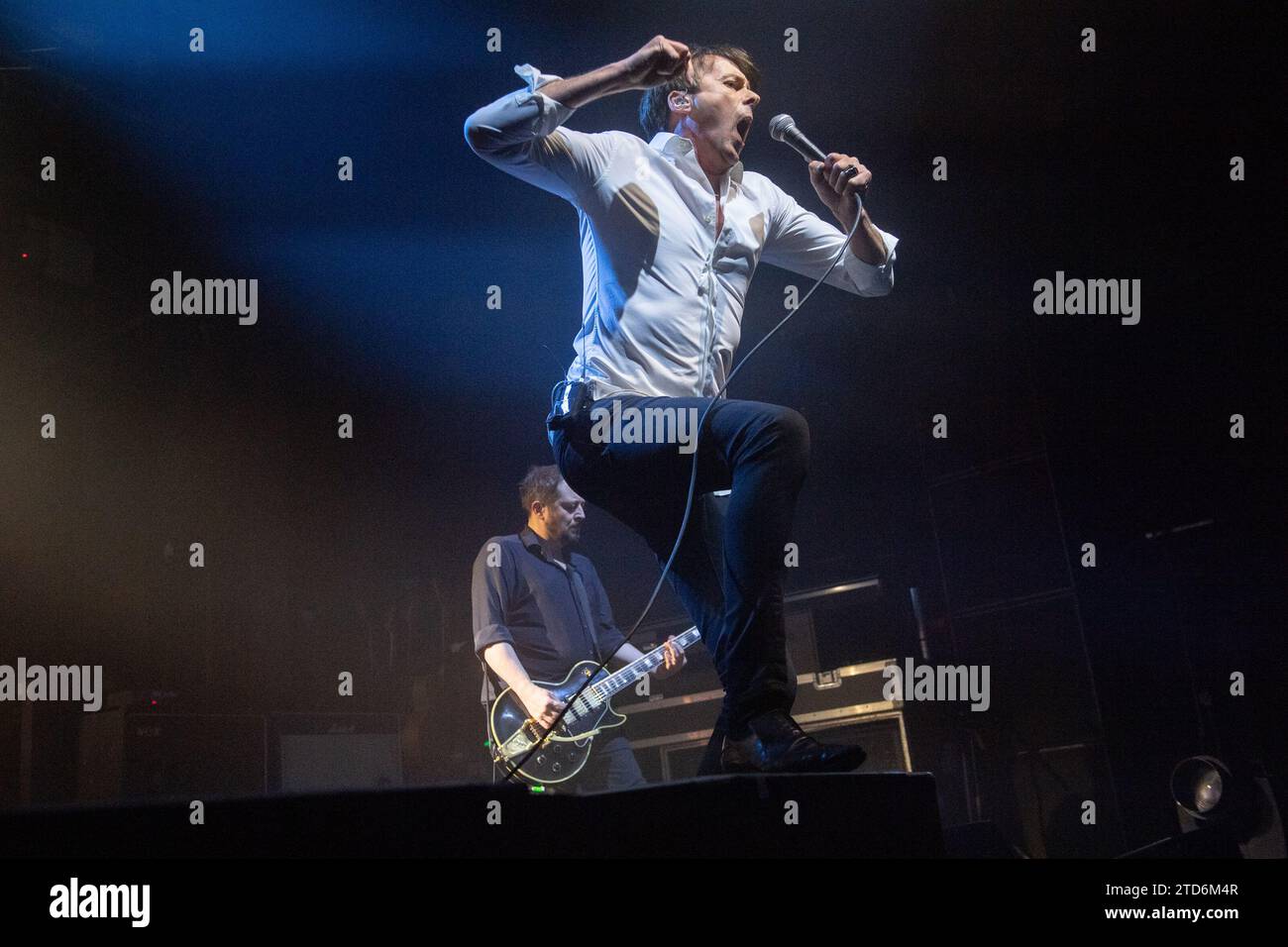 London, UK. 16 Dec 2023. Lead singer Brett Anderson of English rock ...