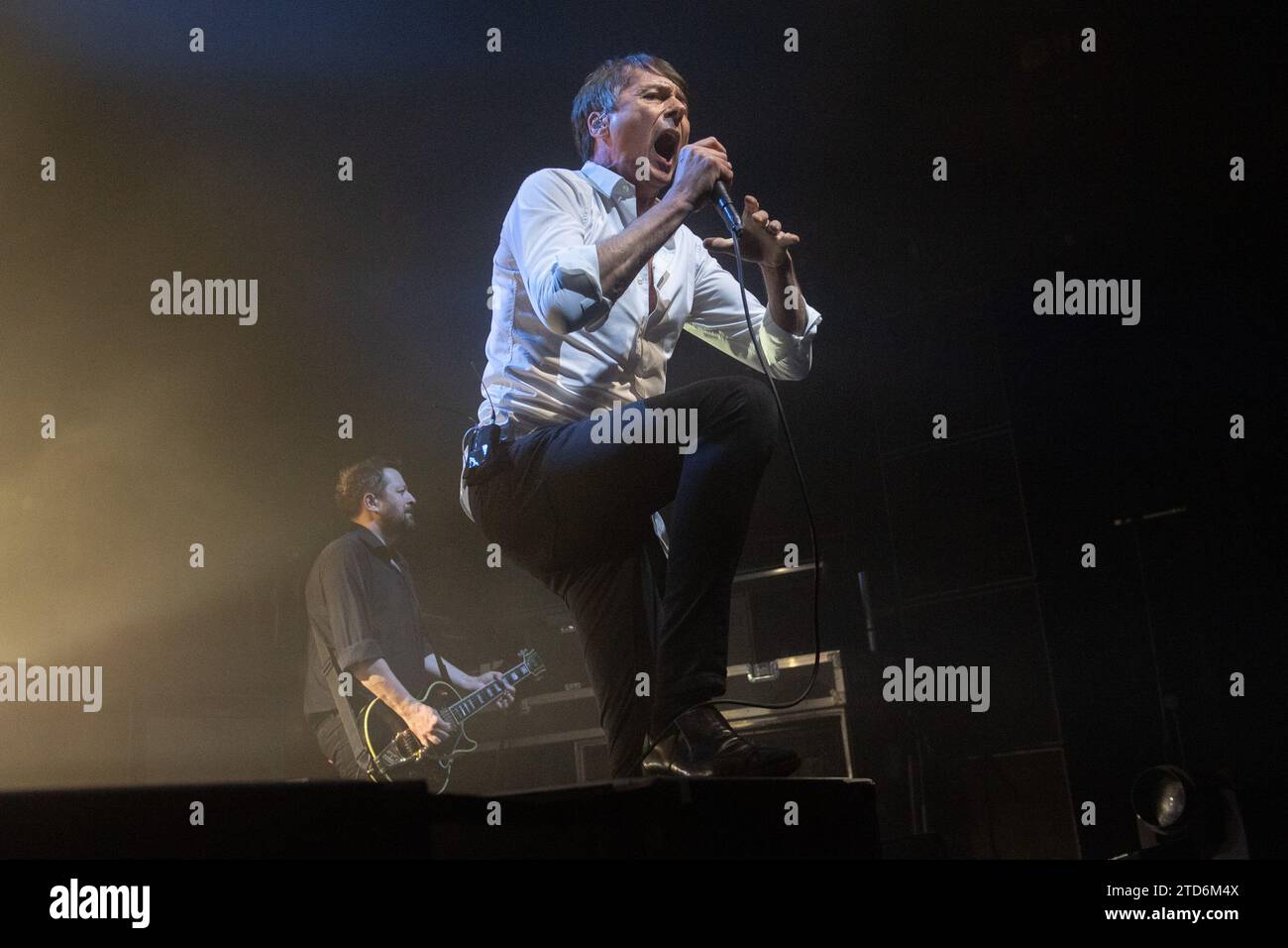 London, UK. 16 Dec 2023. Lead singer Brett Anderson of English rock ...