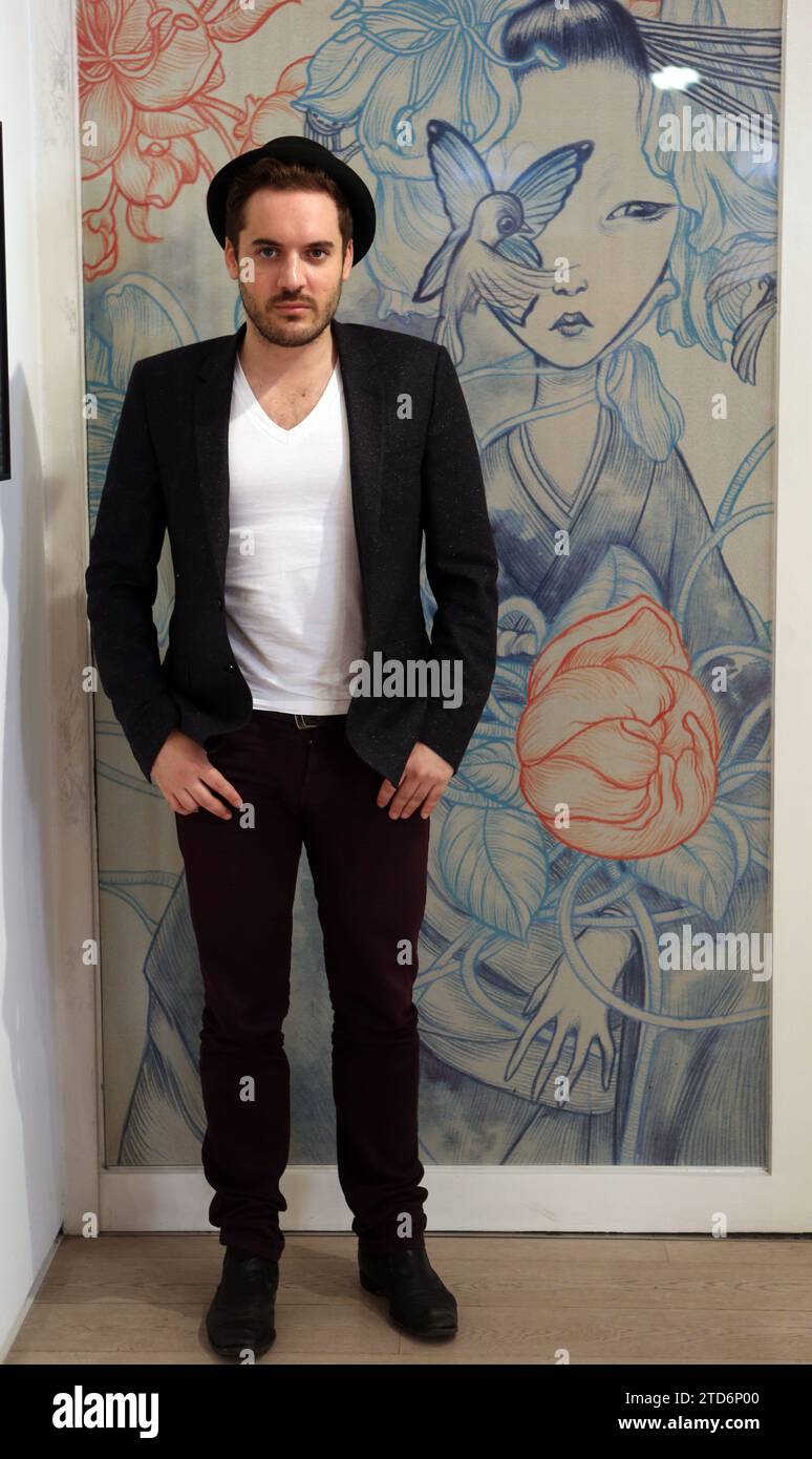 Madrid, 11/17/2014. Interview with French illustrator Benjamin Lacombe ...