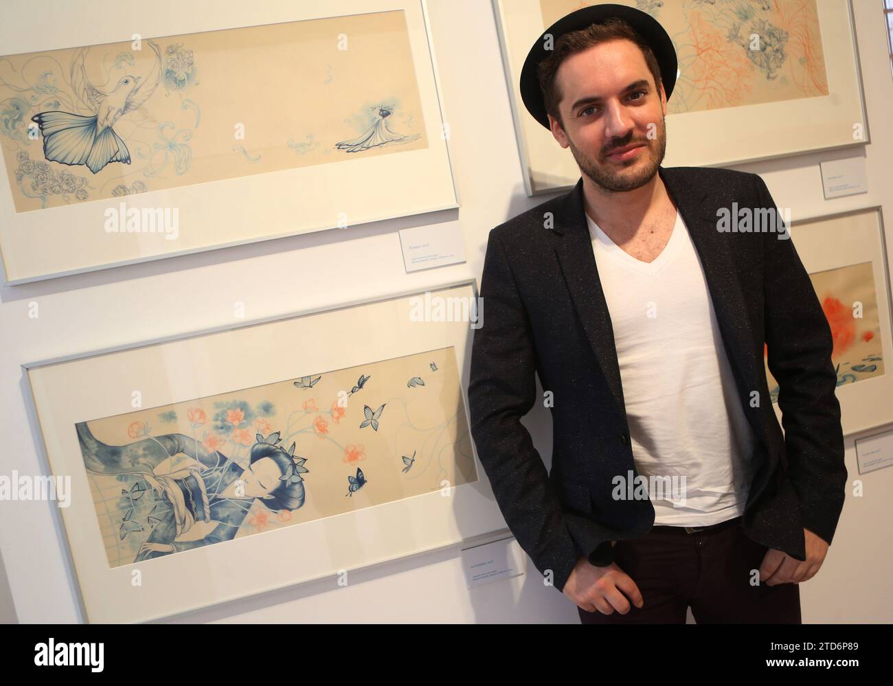 Madrid, 11/17/2014. Interview with French illustrator Benjamin Lacombe ...