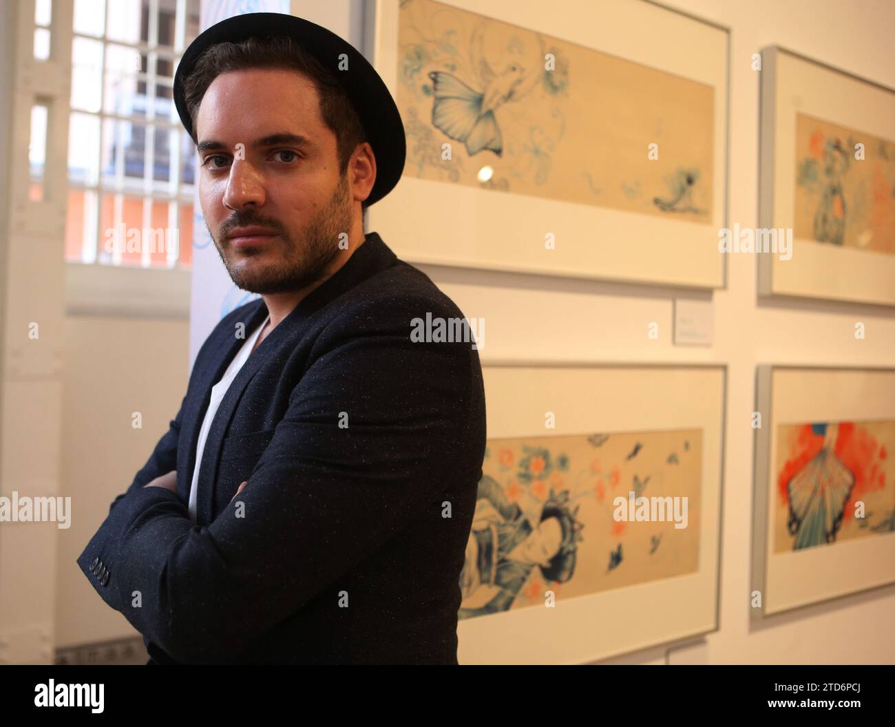 Madrid, 11/17/2014. Interview with French illustrator Benjamin Lacombe ...