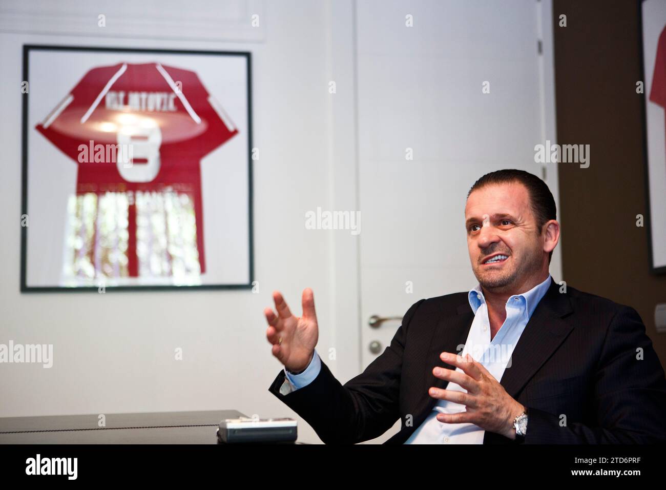 Madrid, May 12, 2014, interview with Pedrag Mijatovic, former Real ...