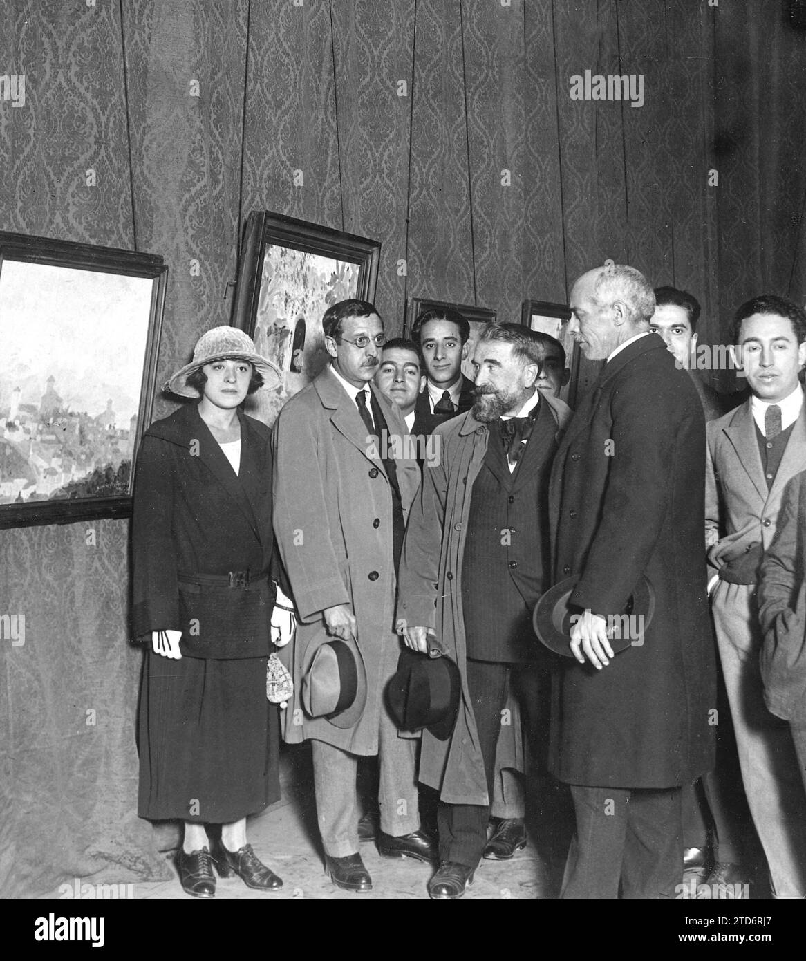 11/15/1923. Madrid. In the Palace of Libraries and Museums. Inauguration of the exhibition of ...