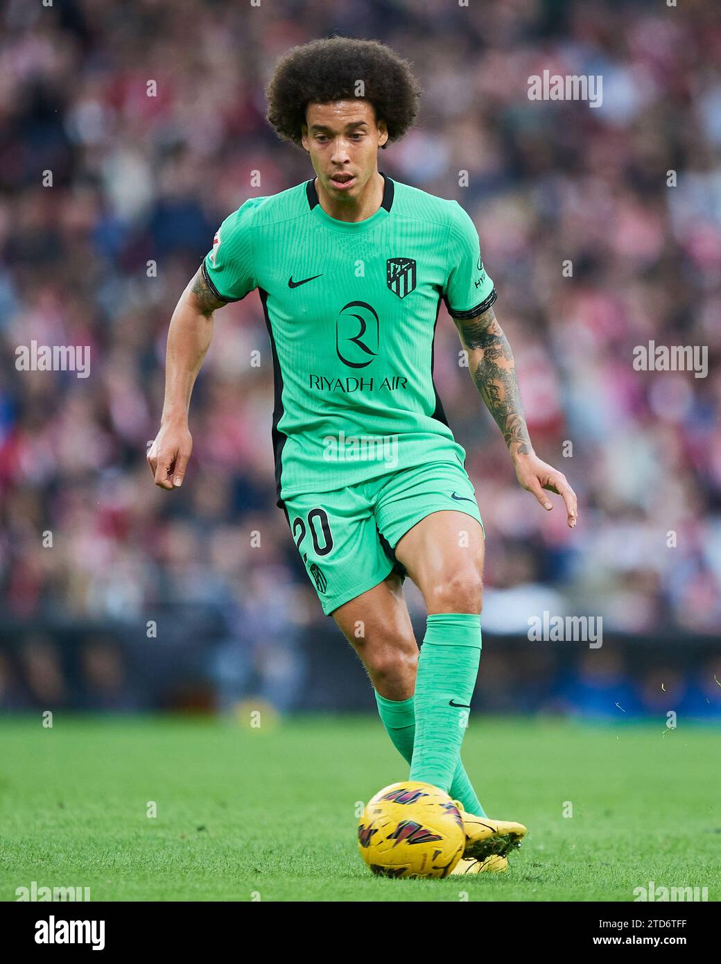 Bilbao, Vizcaya, Spain. 16 December, 2023. Axel Witsel of Atletico de ...