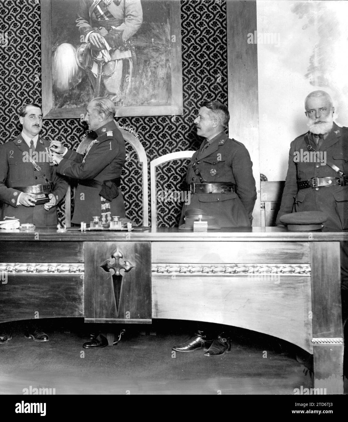 06/05/1923. Madrid. At the Santiago school. The General, Milan del ...