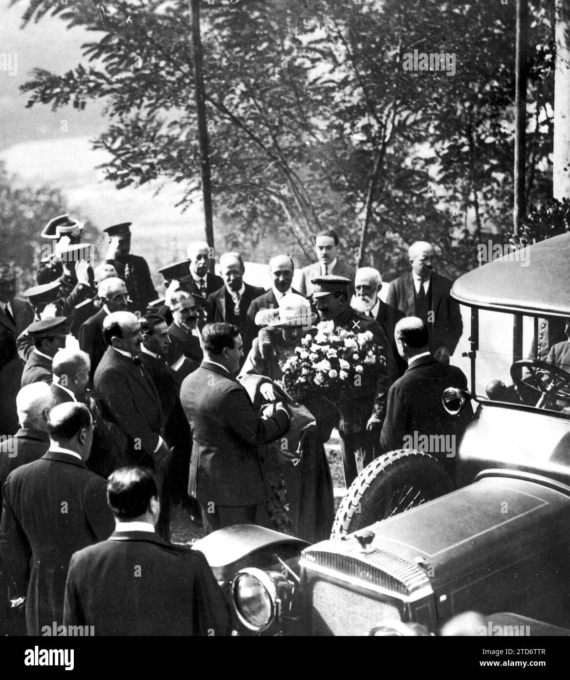 09/30/1922. Saint Sebastian. End of the Royal summer. Their Majesties ...