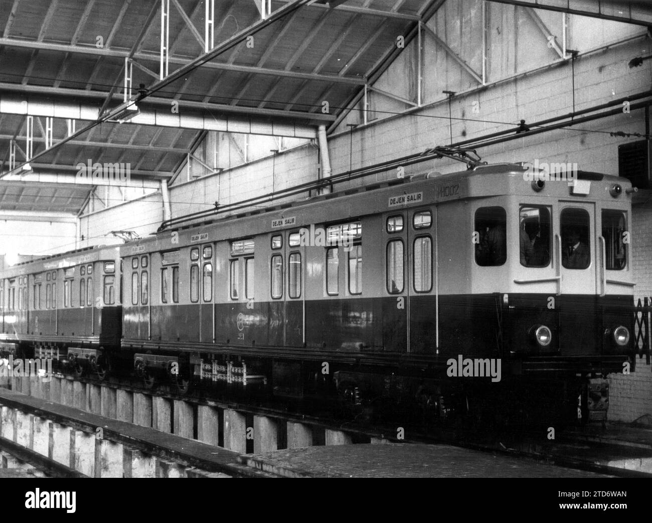 12/31/1963. View of the New Subway Trains. Credit: Album / Archivo ABC ...