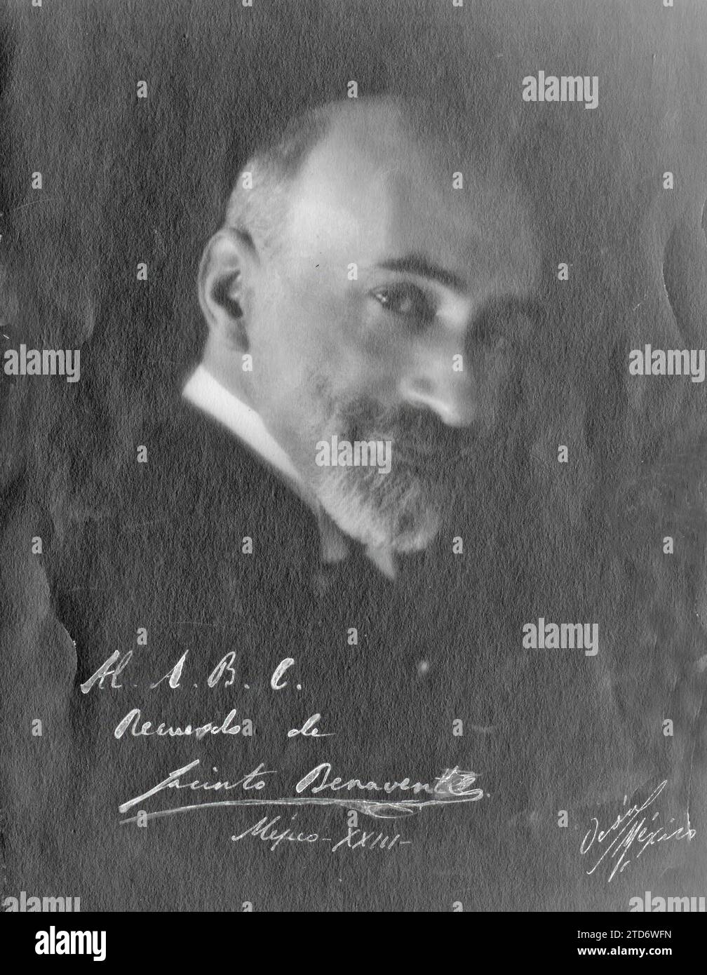 Autograph Dedication To Abc, Mexico, 1923 -. Credit: Album / Archivo ...