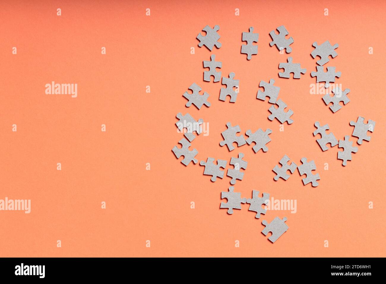 Scattered puzzle pieces hi-res stock photography and images - Alamy