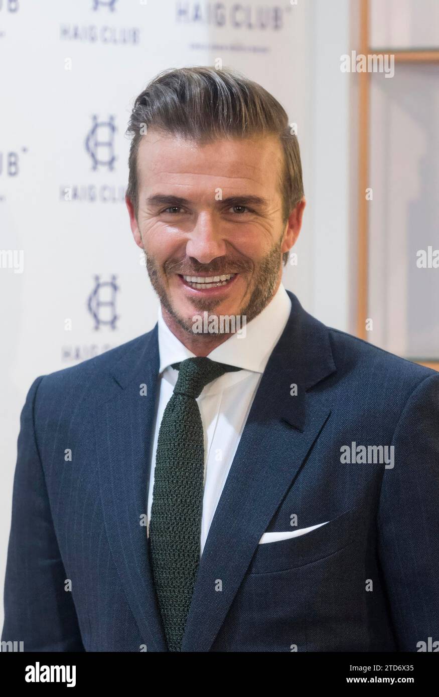 Madrid, 07/10/2015. Photocall with footballer David Beckham. Photo ...