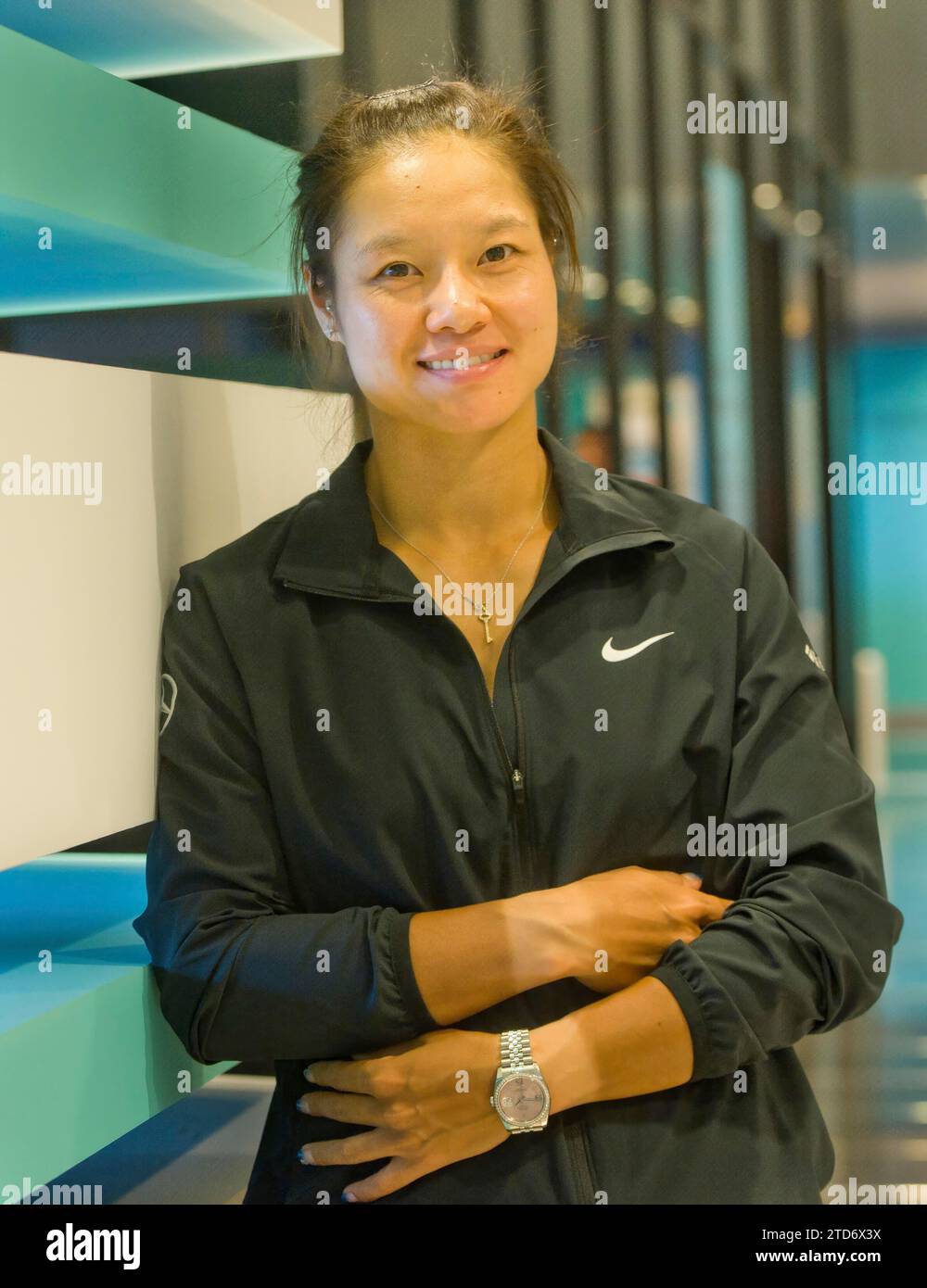 05/04/2013. Mutual tennis Madrid Open. Magic Box. Interview with Na Li ...