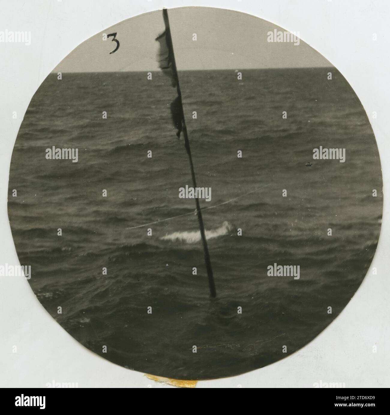 August 1929. Deep sea fishing. In the image, open beacon that signals ...