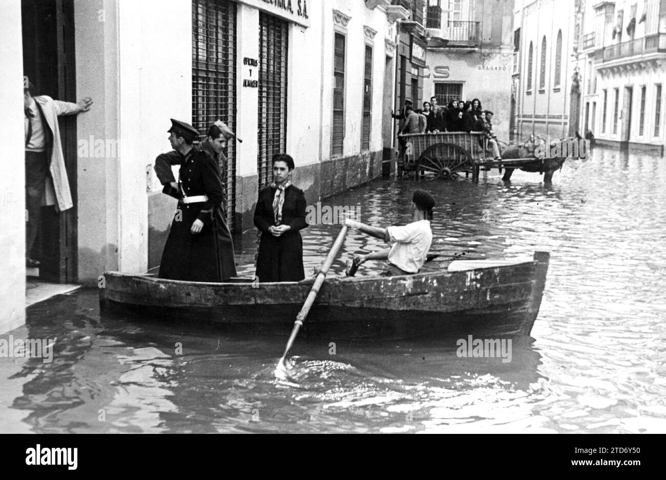 Seville, March 1947. The floods that inundated the city forced many ...
