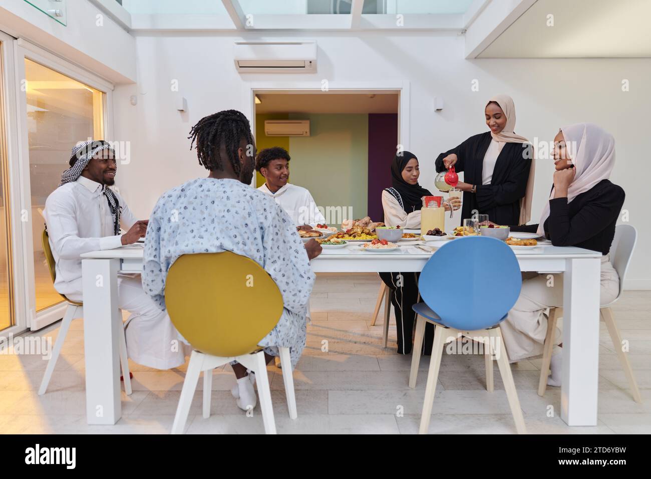 In the sacred month of Ramadan, a Muslim family joyously comes together ...