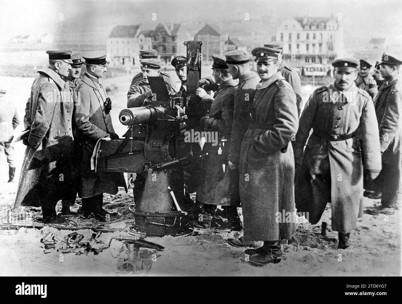 07/31/1916. The Germans at War. Officers from Various Corps Testing a ...