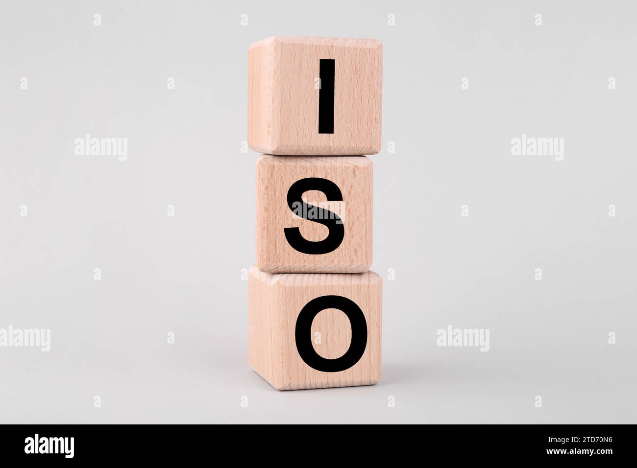 International Organization for Standardization. Cubes with abbreviation ...