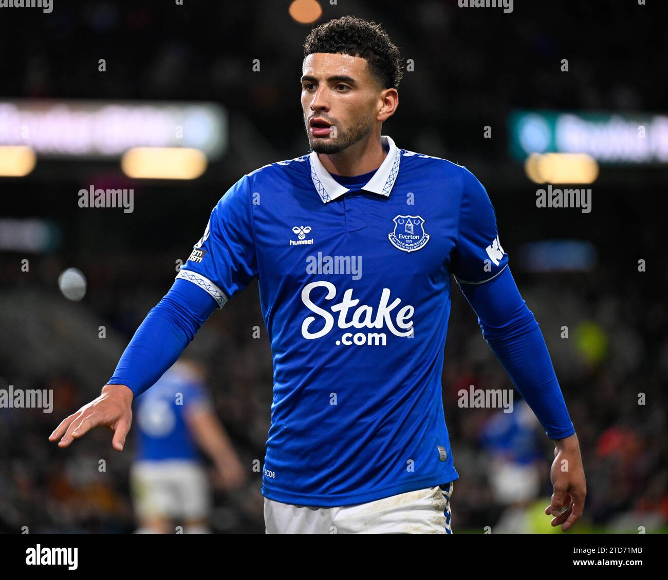 Ben Godfrey 22# of Everton Football Club, during the Premier League ...