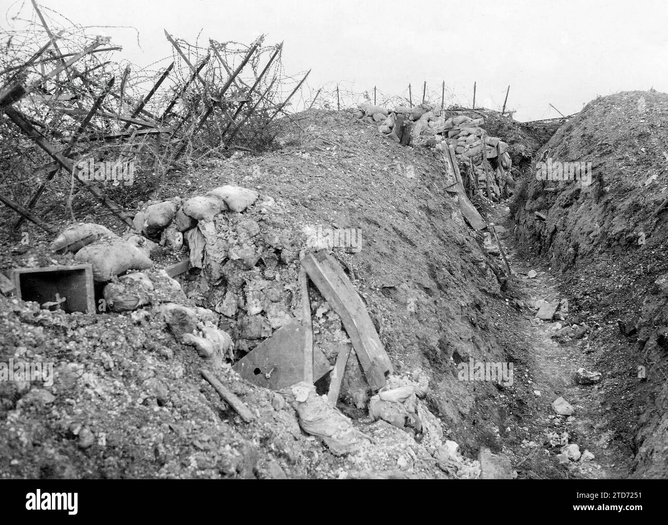 07/31/1916. English advance on the Western Front - in northern France ...