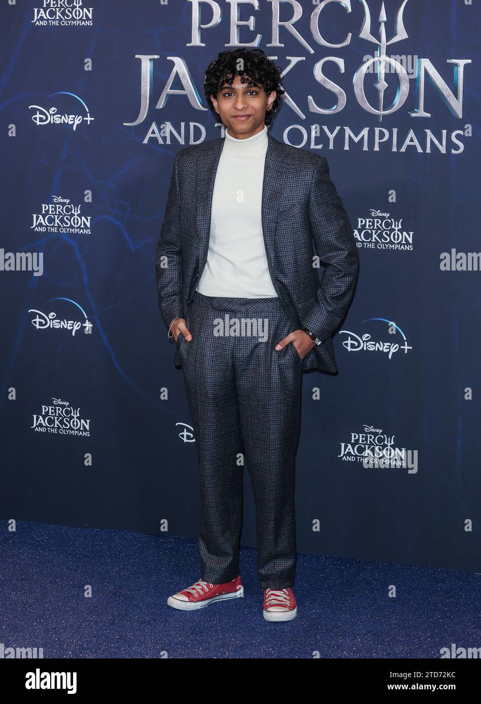Aryan Simhadri attends the UK Premiere of "Percy Jackson and the ...