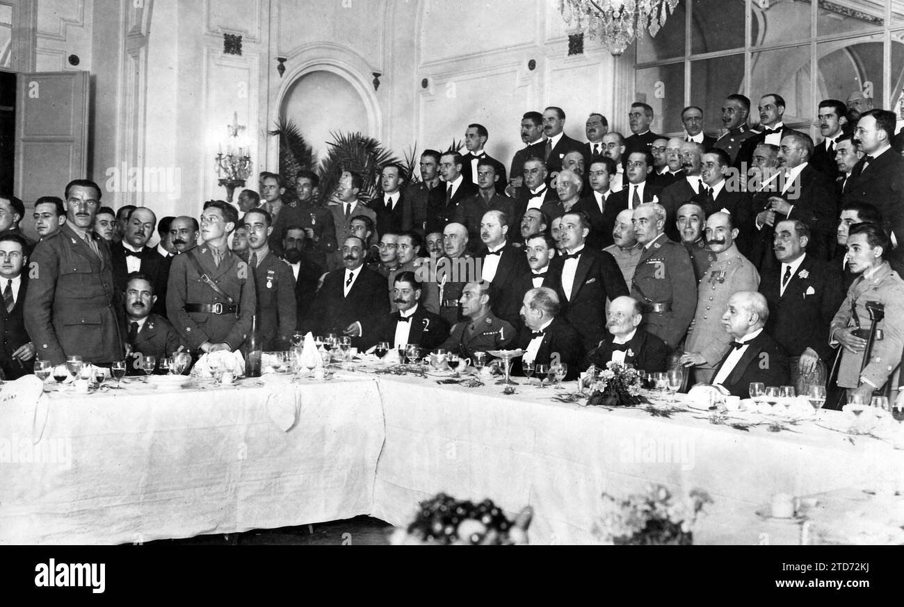 06/30/1922. Madrid. At the Ritz hotel. The illustrious military health ...