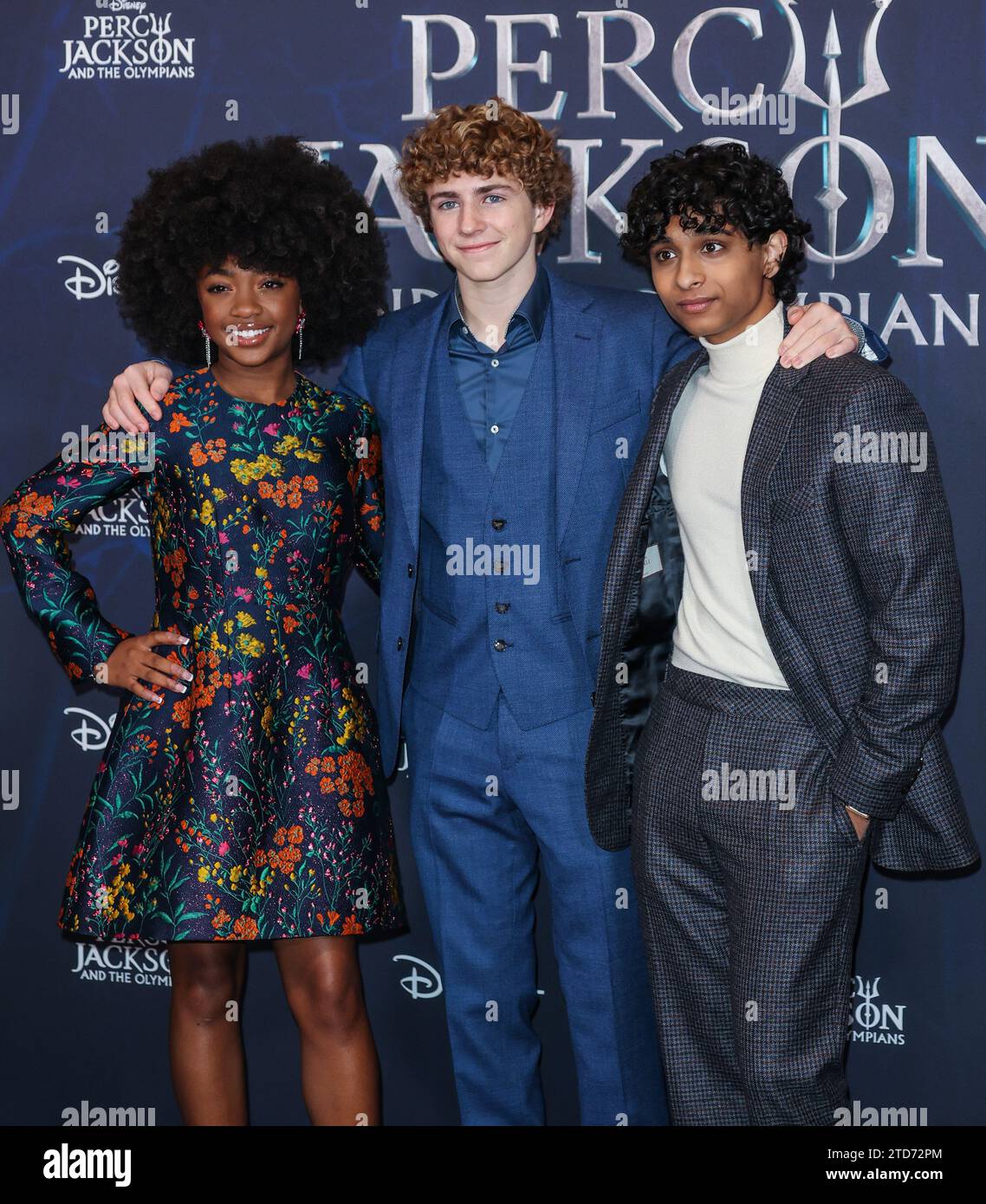 Leah Sara Jeffries, Walker Scobell and Aryan Sumhadri attend the UK ...