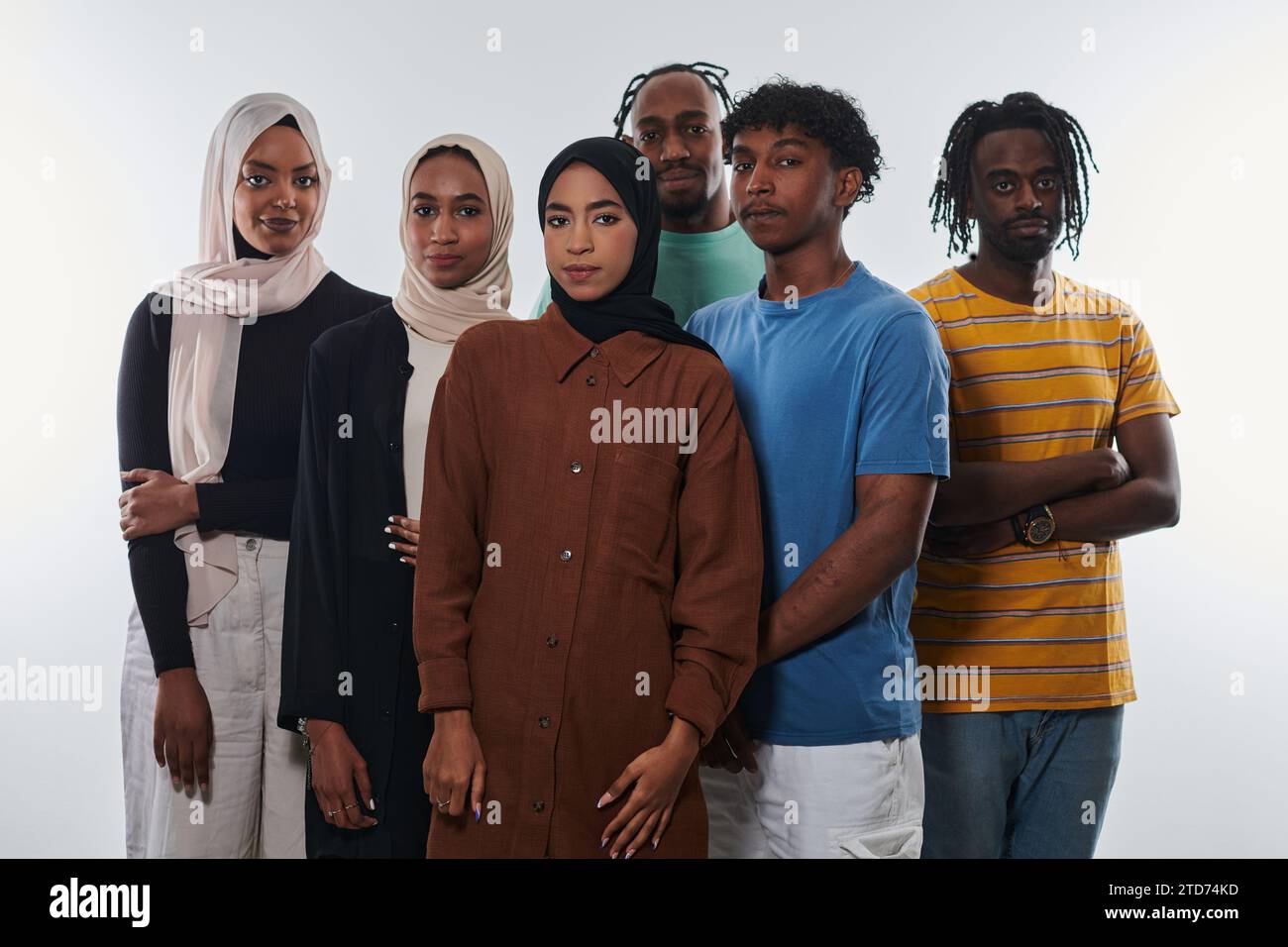 In a vibrant display of educational diversity, a group of students ...