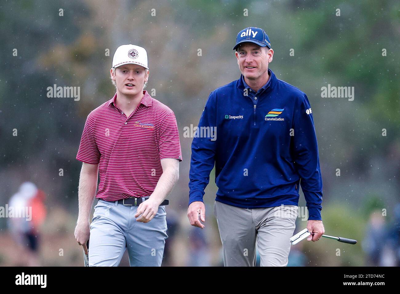 Orlando, Florida, USA. December 16, 2023: Jim Furyk and his son during ...