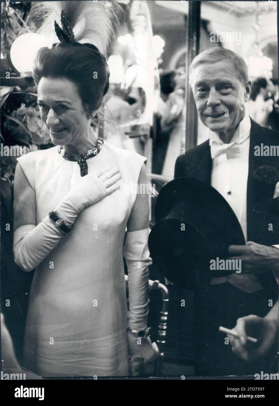 12/31/1959. Edward VIII with Wallis Simpson. Credit: Album / Archivo ...