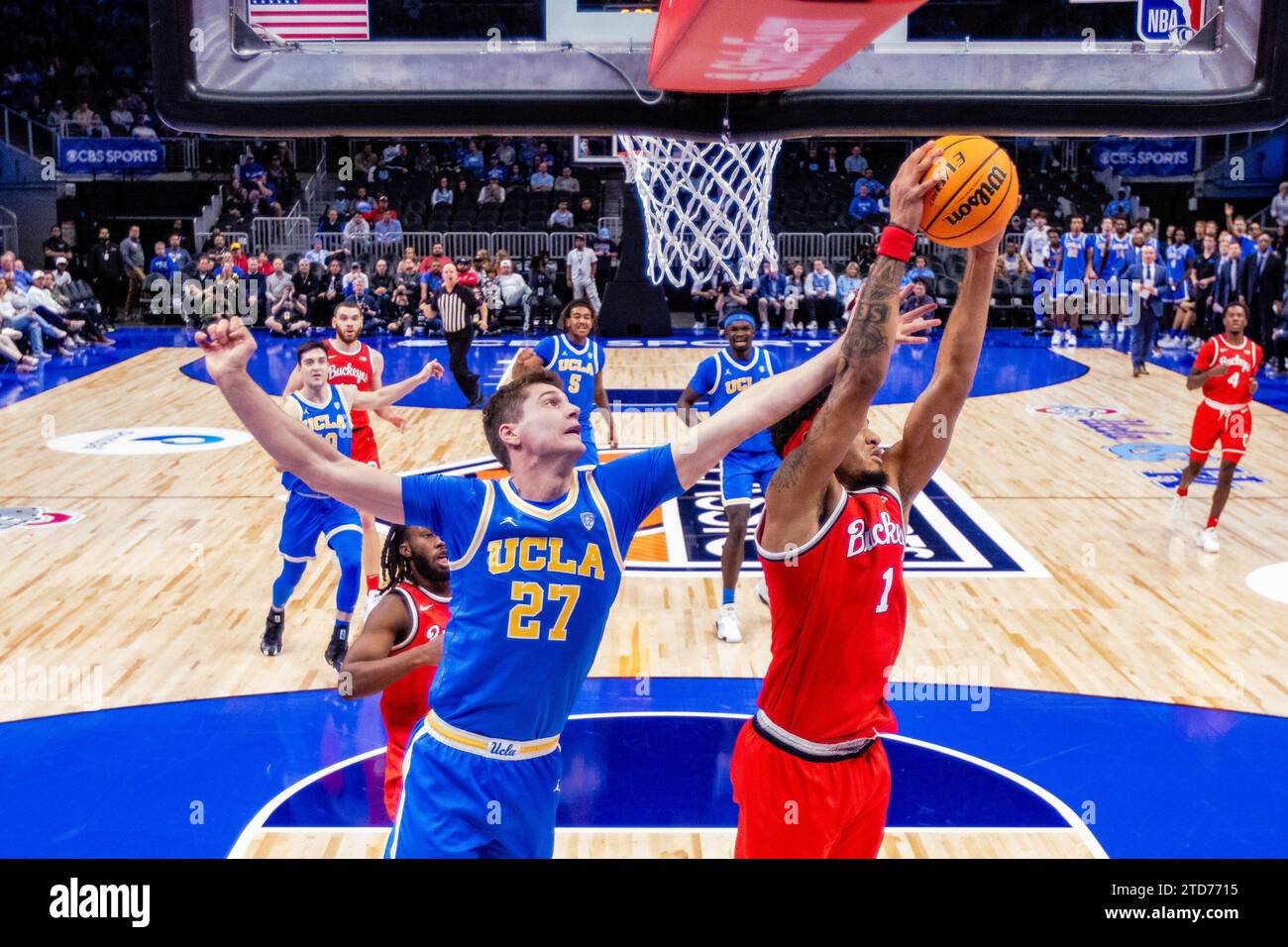 December 16, 2023: Ohio State Buckeyes guard Roddy Gayle Jr. (1) gets ...