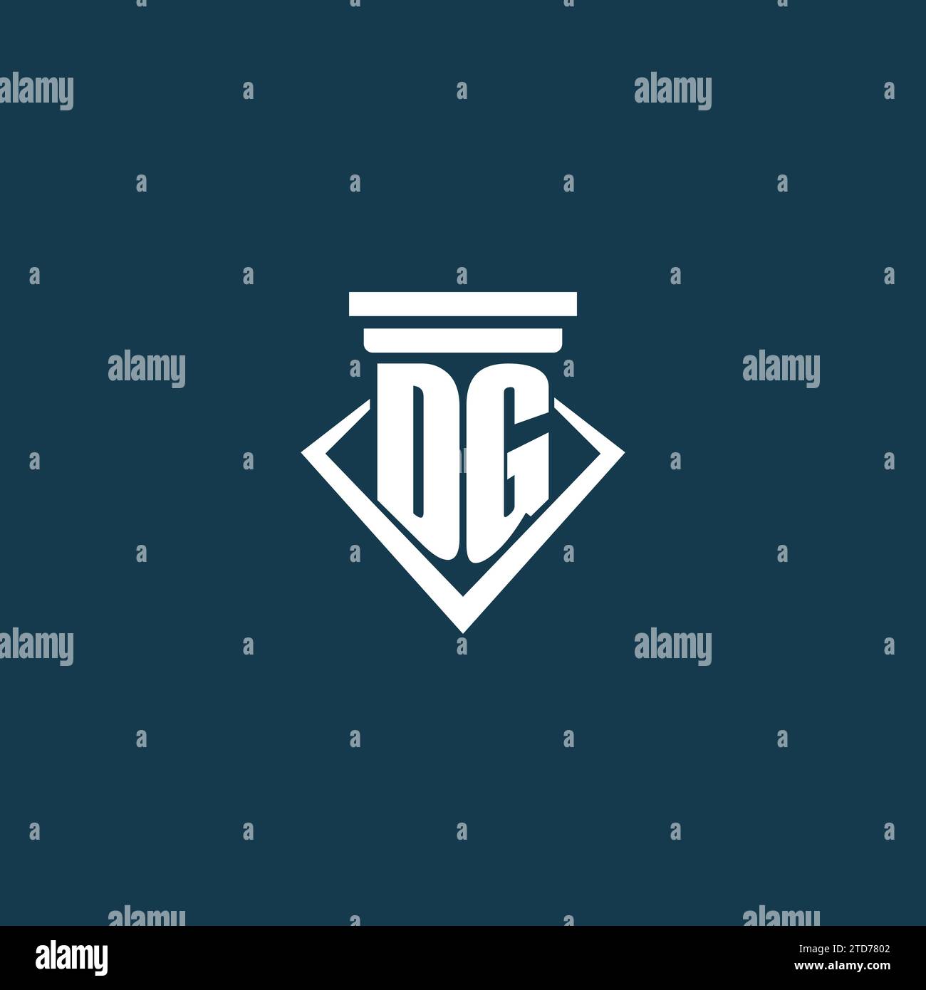 Dg logo idea Stock Vector Images - Alamy